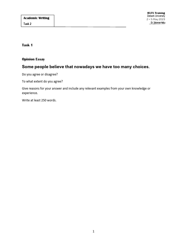 Tasks 2 | PDF | Cognition