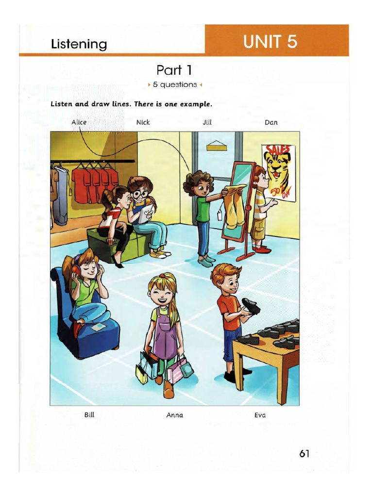 Starters - Test 5 | PDF