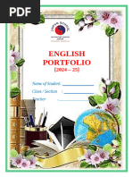 Maths Portfolio (COVER Page) - GR | PDF