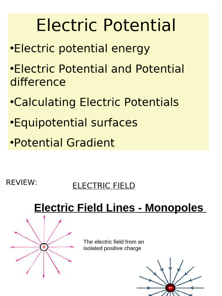 3.-ELECTRIC-POTENTIAL | PDF | Electric Field | Potential Energy