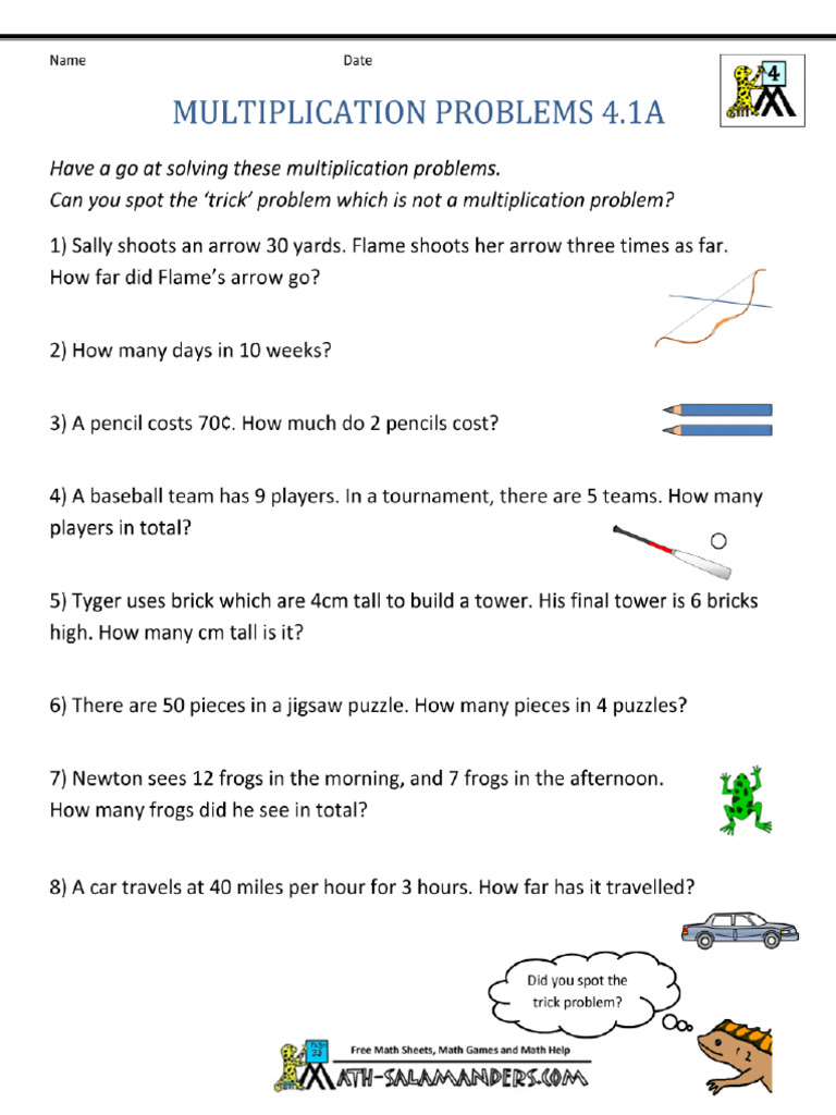 4th-grade-math-problems-multiplication-problems-4-1a.gif 1,000×1,294 ...