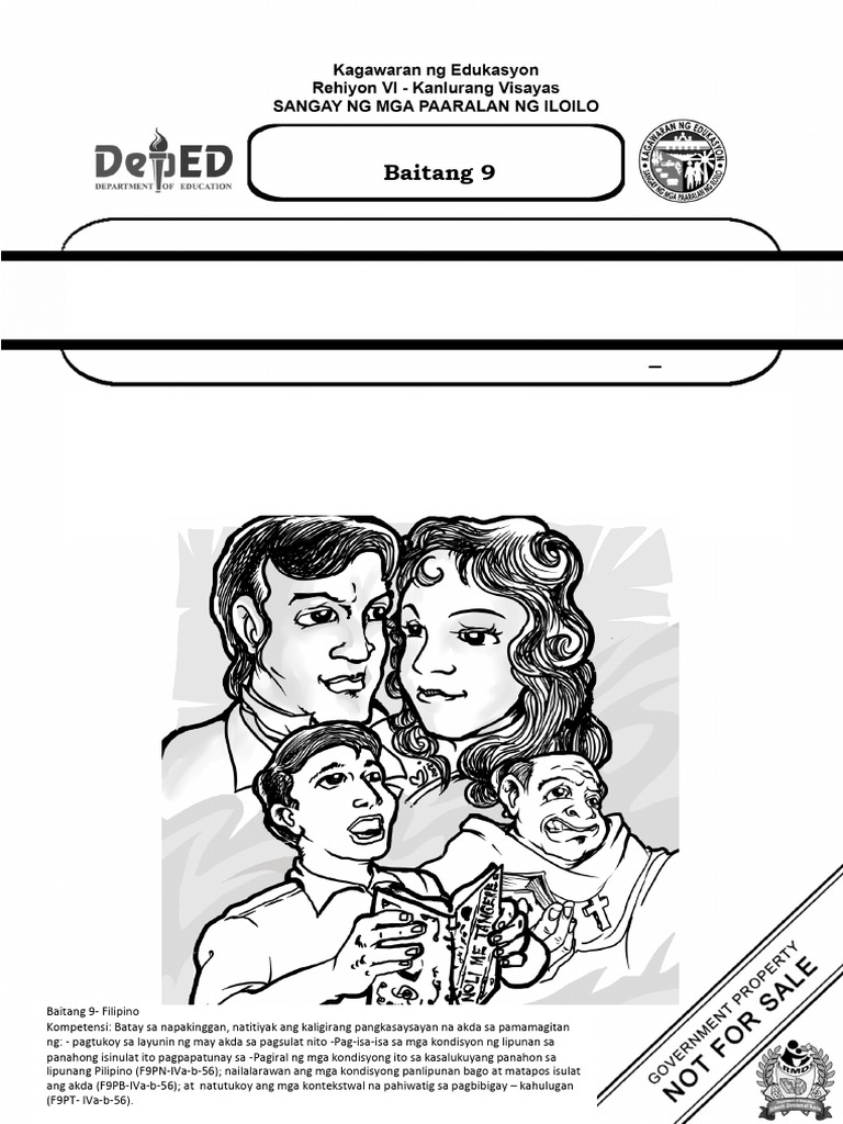 Q4-FIL9-WK1-ARALIN1 With Answer Key | PDF