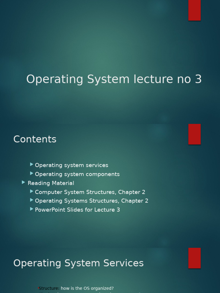 Operating System 3 Pdf Process Computing Operating System 9217