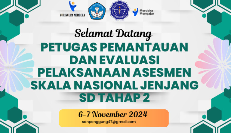 Contoh Banner ANBK SD 2024 | PDF