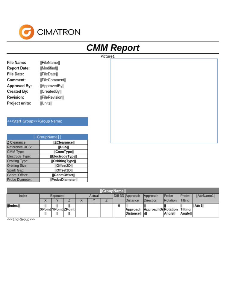 CMM Template10 | PDF