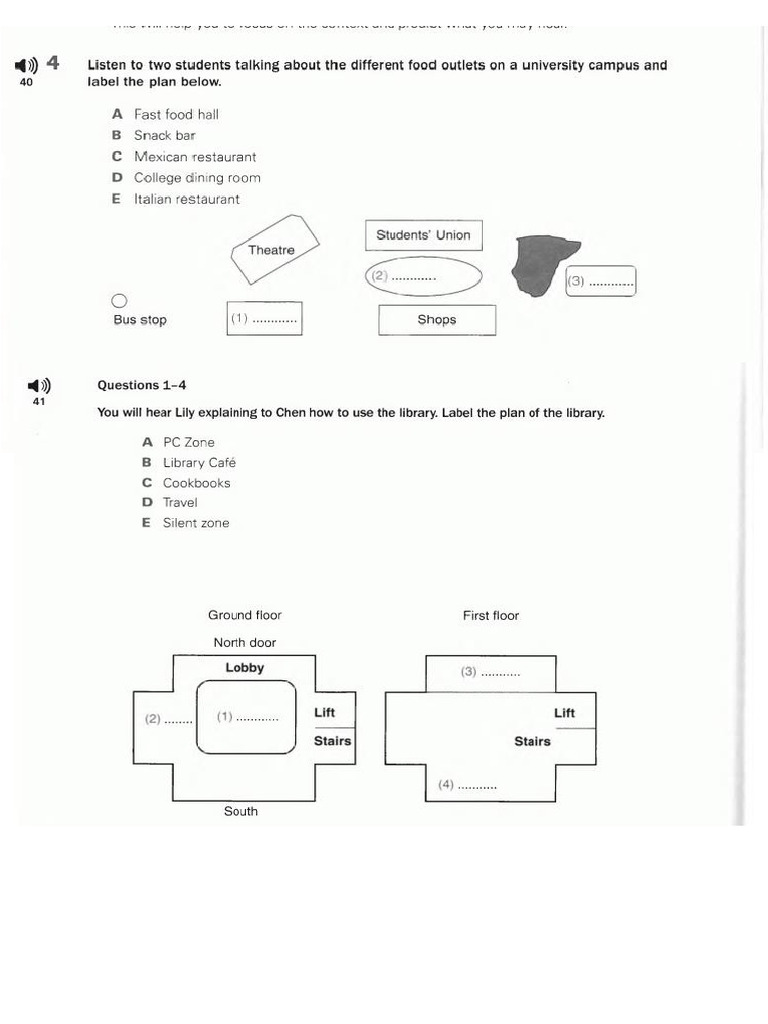 Listeningmaplabelling 3 | PDF