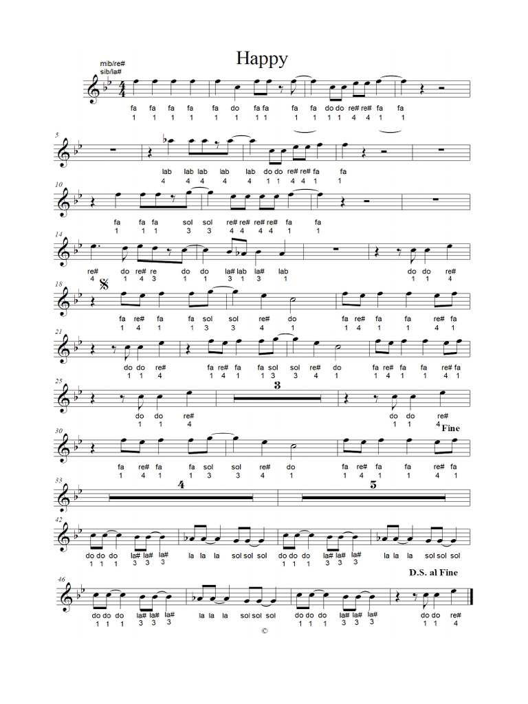 Happy Con Notas | PDF