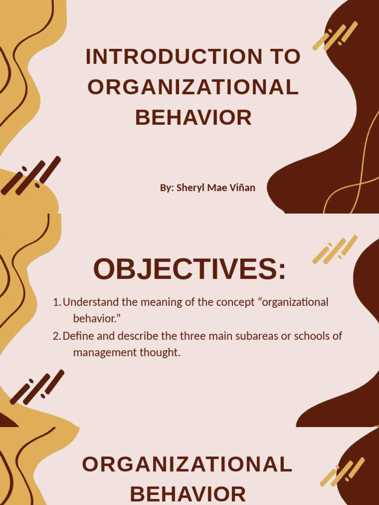 Group 1 Ob Introduction What Is Ob | PDF | Leadership | Power (Social And Political)