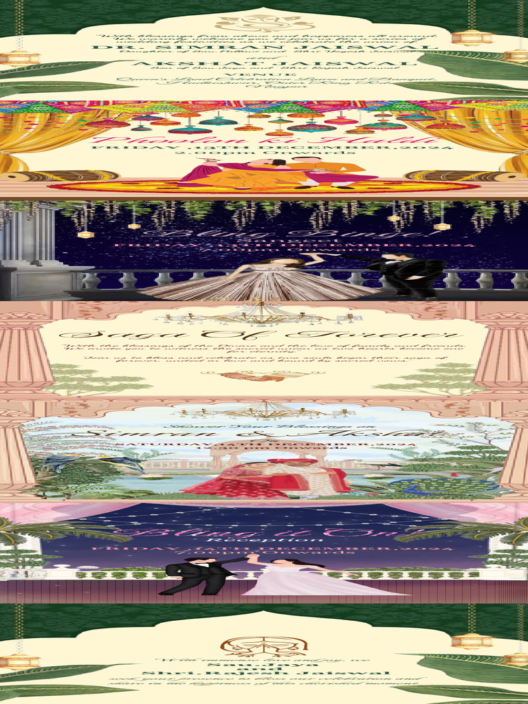 Akshat and Simran Wedding Invite | PDF