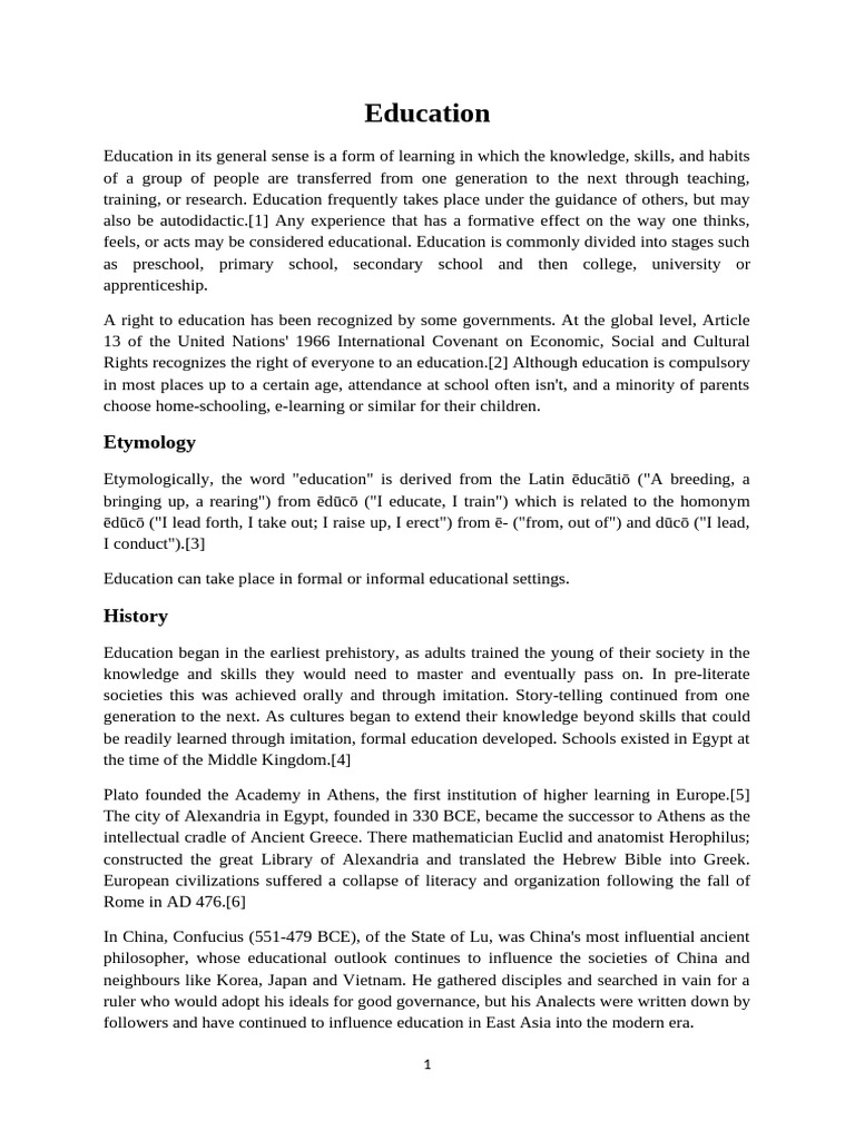Education | PDF | Educational Psychology | Learning Styles