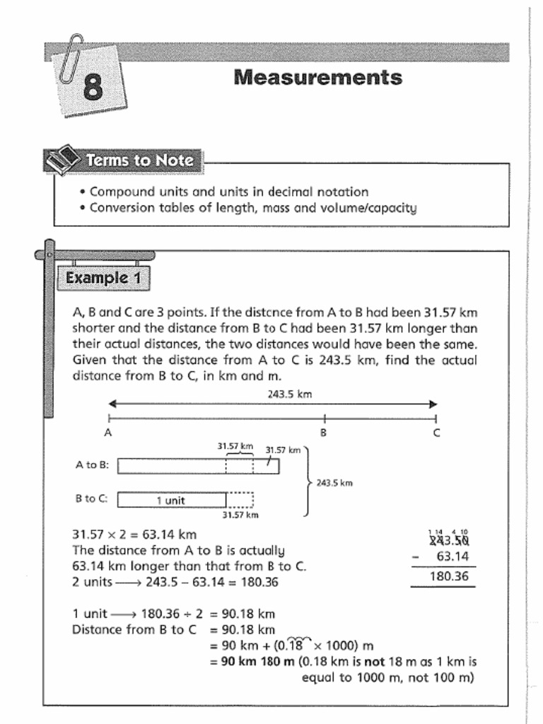 Unit 8 - Measurements | PDF