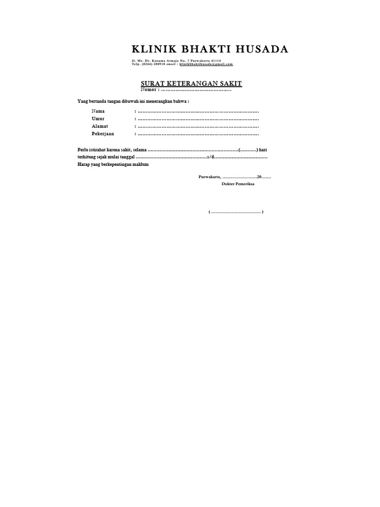 Klinik Bhakti Husada | PDF