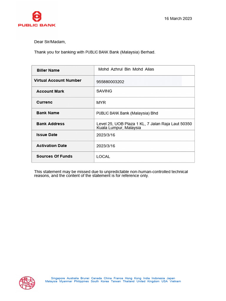 PUBLIC BANK | PDF
