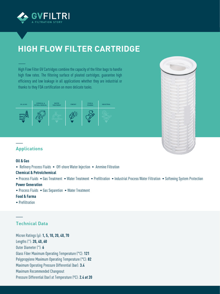 High-Flow-Filter-Cartridge | PDF