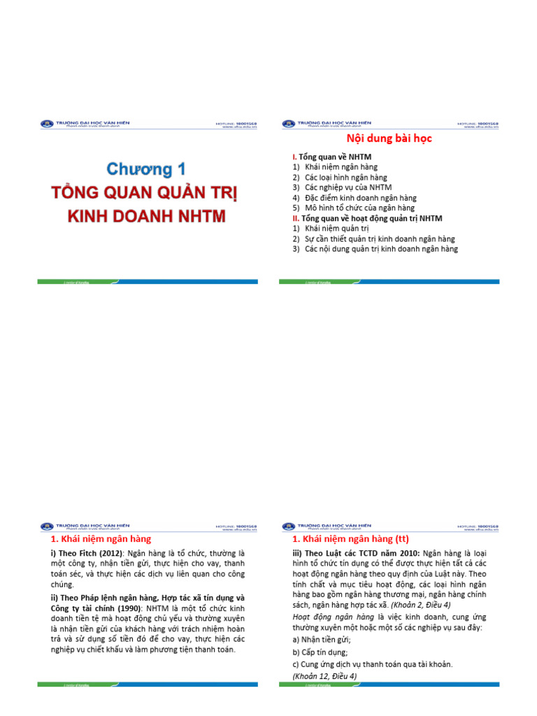 2.chuong 1. Tong Quan QTKD NHTM | PDF