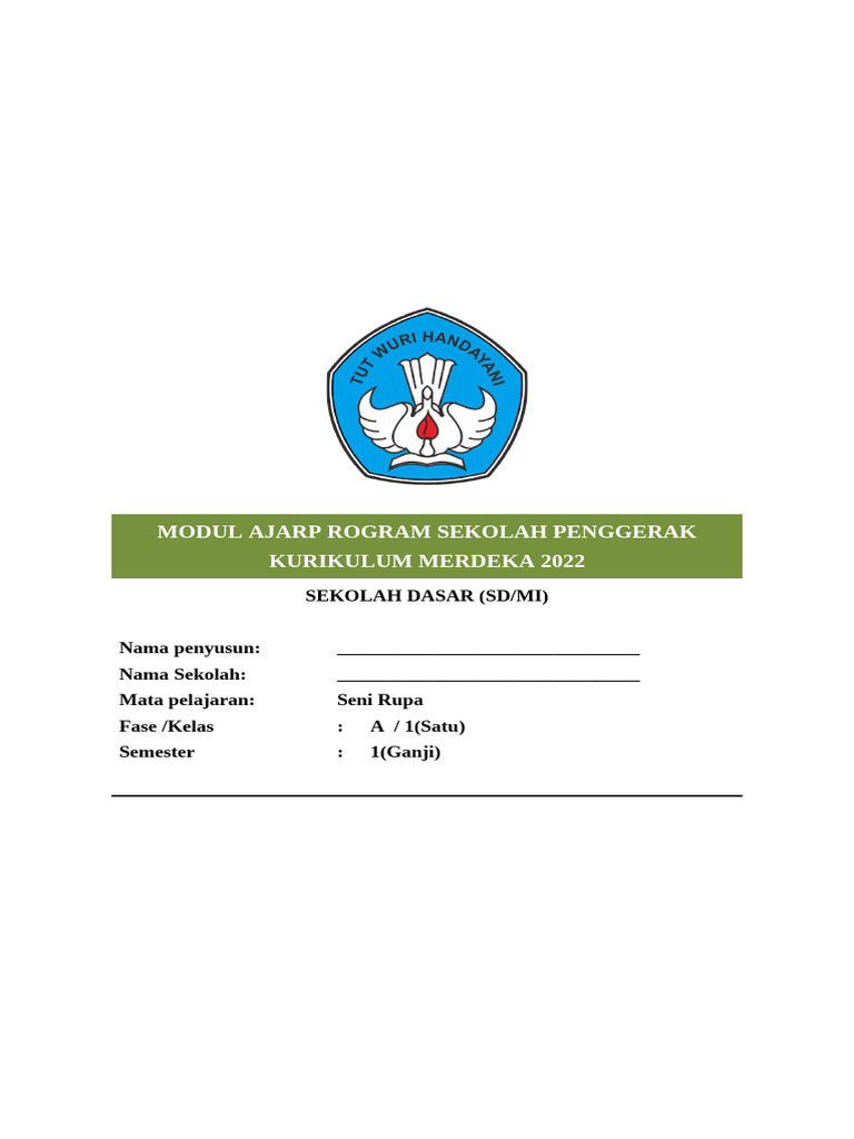 Modul ajar sbdp fase a (2) | PDF