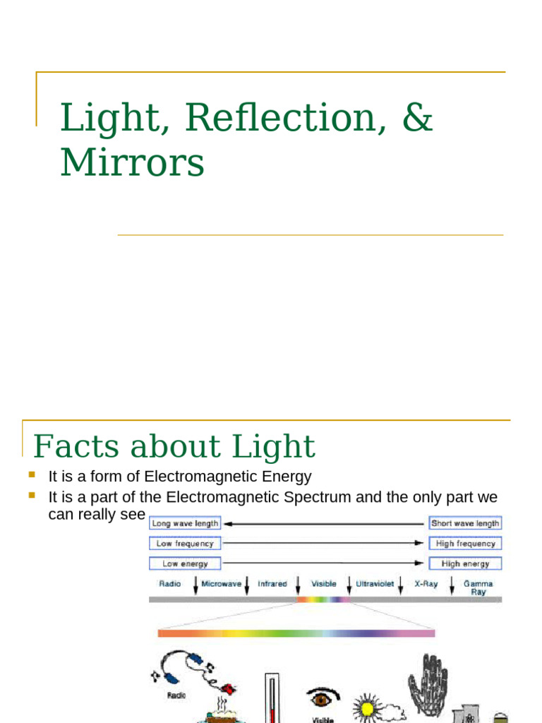 Reflection and Mirrors | PDF | Mirror | Reflection (Physics)