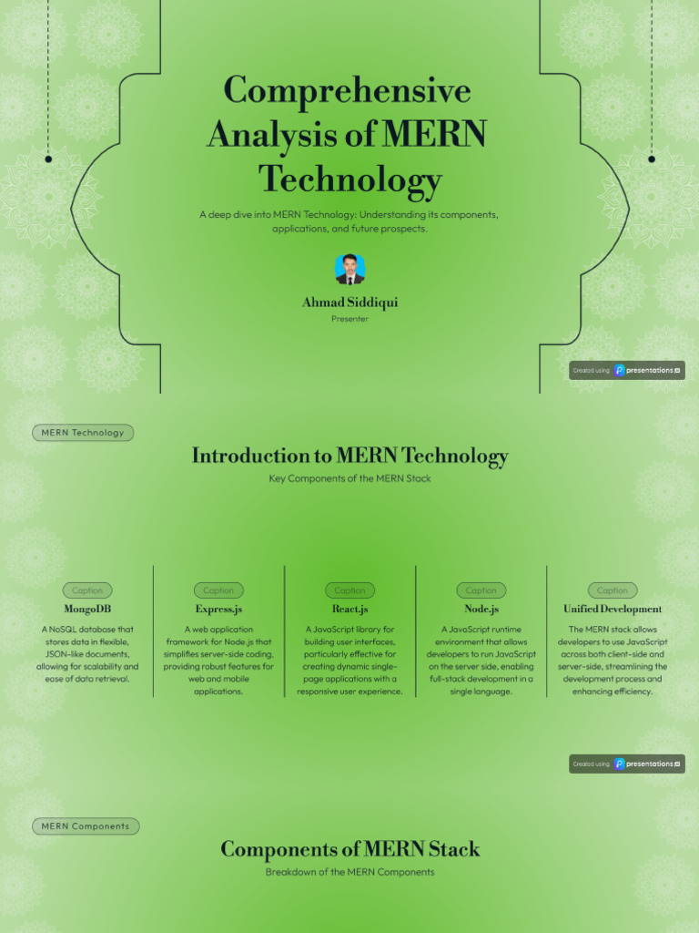 Comprehensive Analysis of MERN Technology | PDF