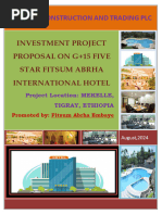 PROJECT PROPOSAL On Hotel Final Doct Edited | PDF | Internal Rate Of ...