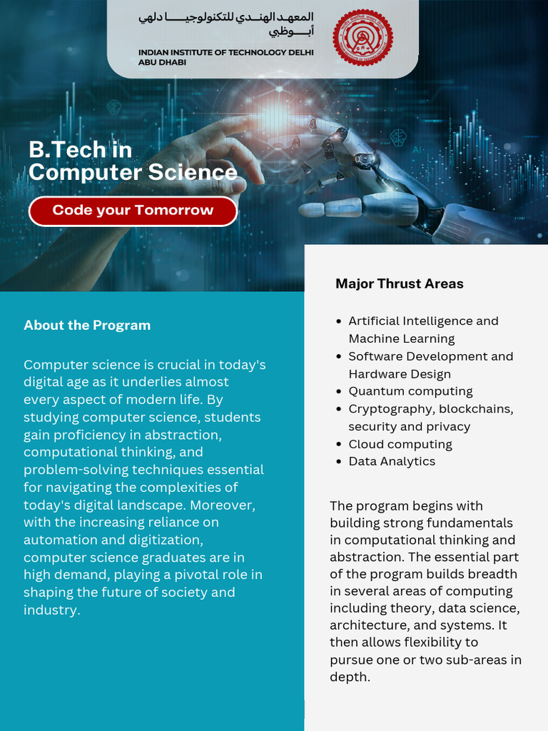 Flyer Cse 1 Pdf Computer Science Computing