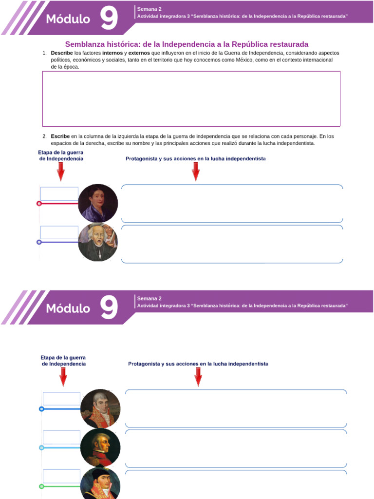 01S.04 M09 - S2 - AI3 - Semblanza Histórica de La Independencia A La ...
