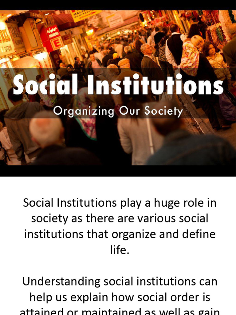 Social-institutions | PDF | Family | Marriage