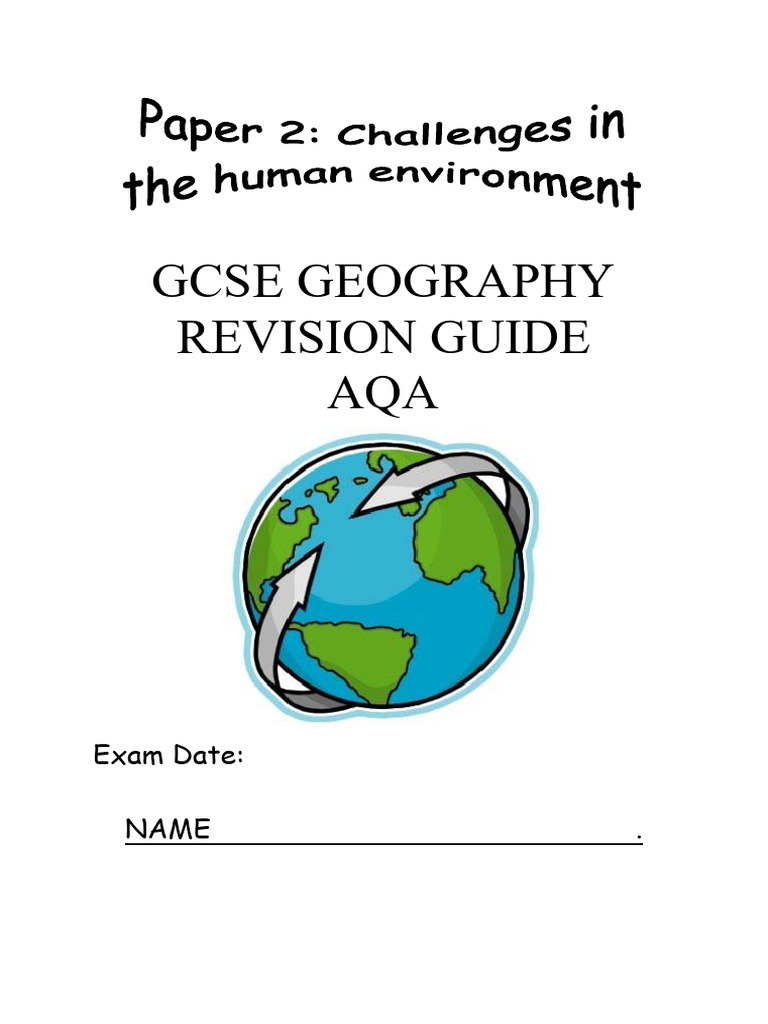 AQA GCSE Geography Paper 2 Guide | PDF