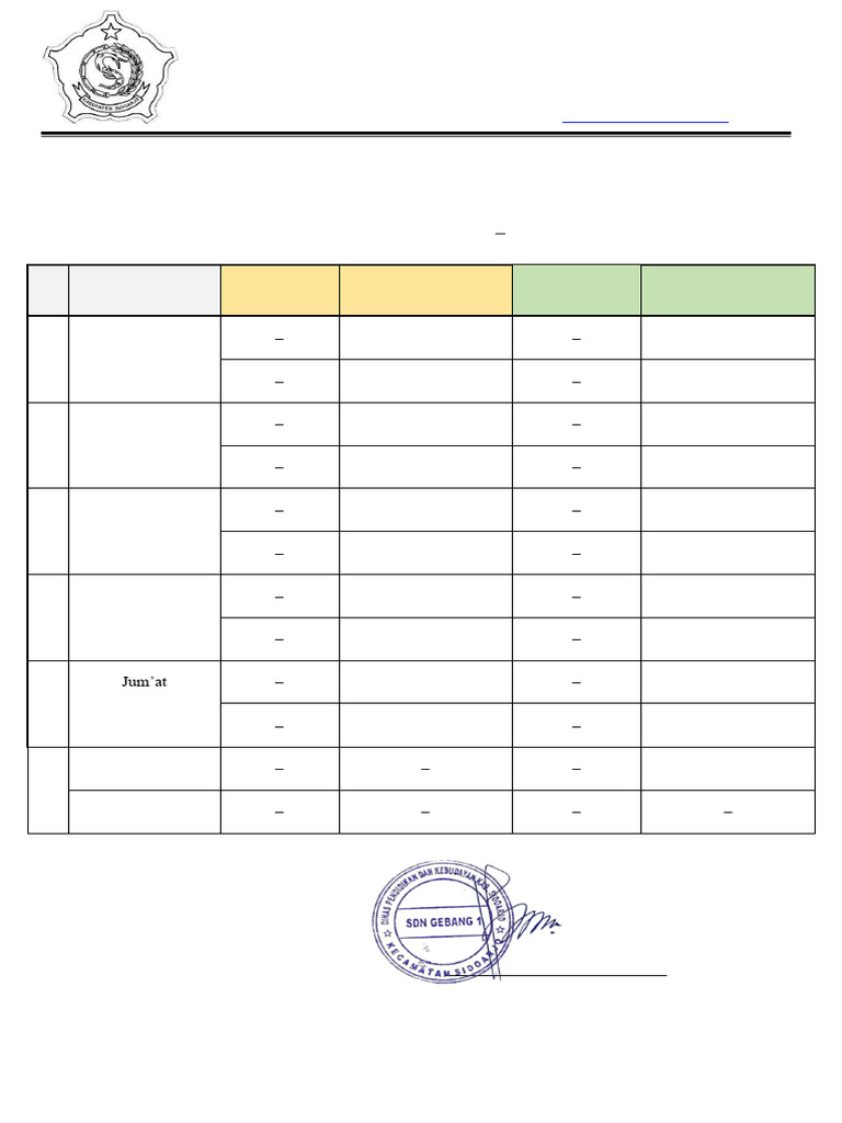 Jadwal Sumatif Akhir Semester 1 TP. 2024-2025 | PDF