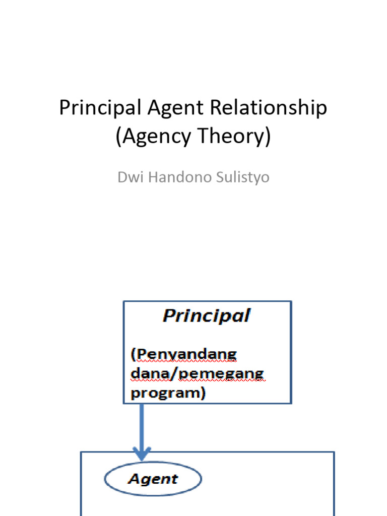 Principal Agent Relationship | PDF