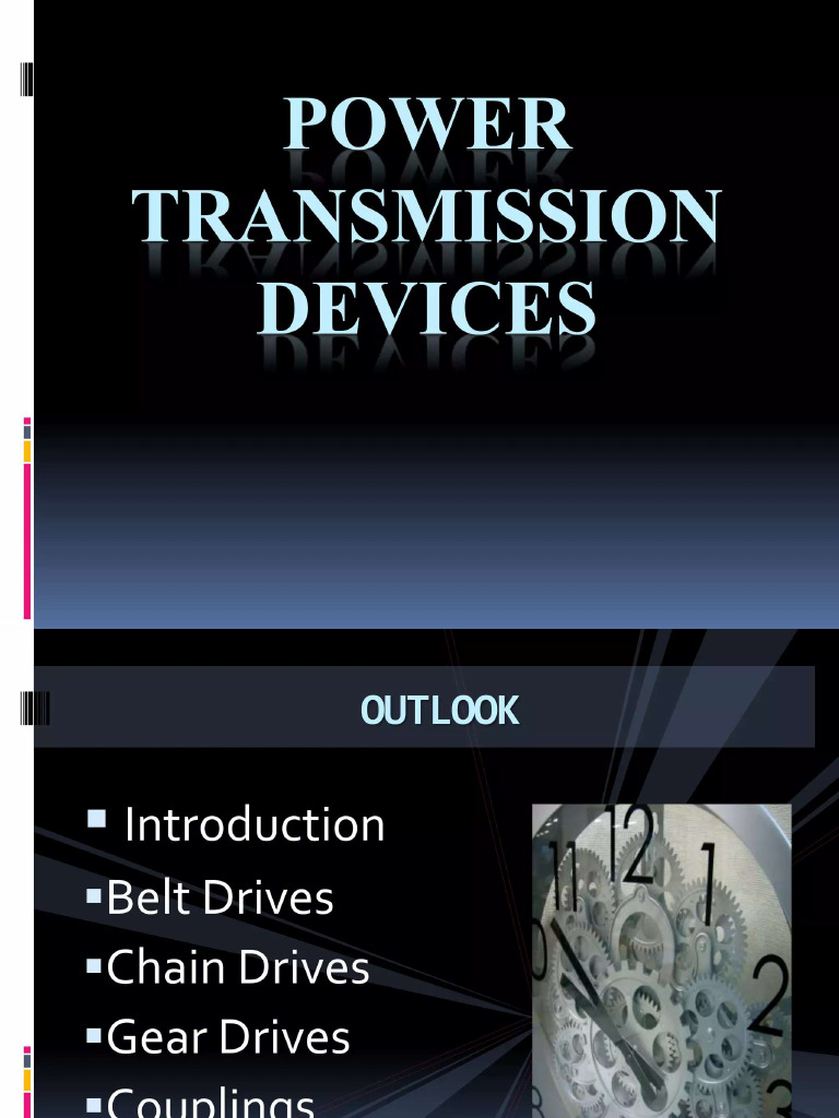 Power Transmisson Devices | PDF