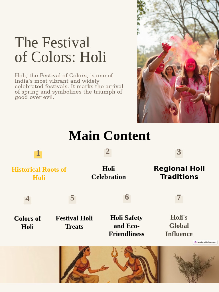 Holi Festival: Celebrations & Traditions | PDF