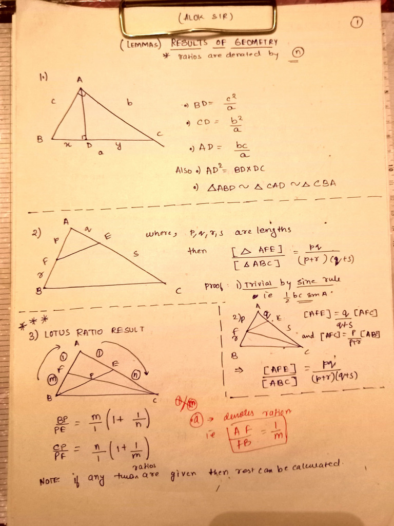 Alok Sir Geometry | PDF