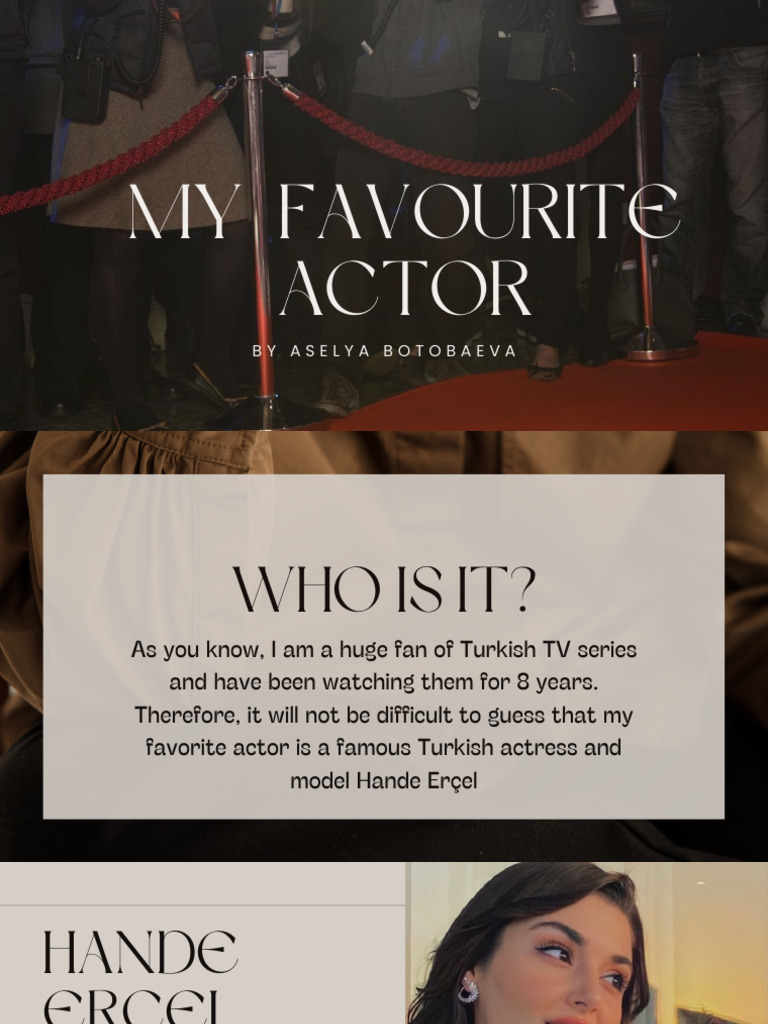 English Presentation Actress | PDF | Actor