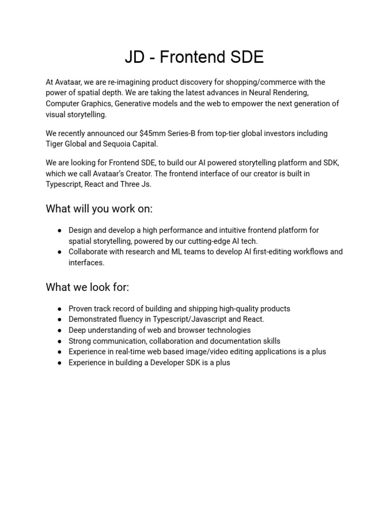 SDE FE (JD) (1) | PDF