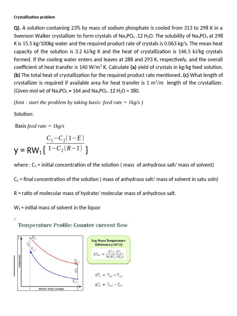 Lec-41 Crystallization problem | PDF
