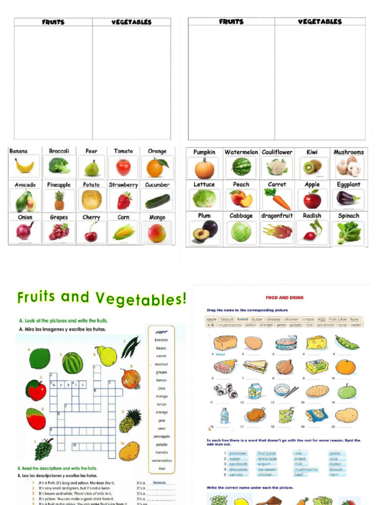 Fruits and Vegetables | PDF