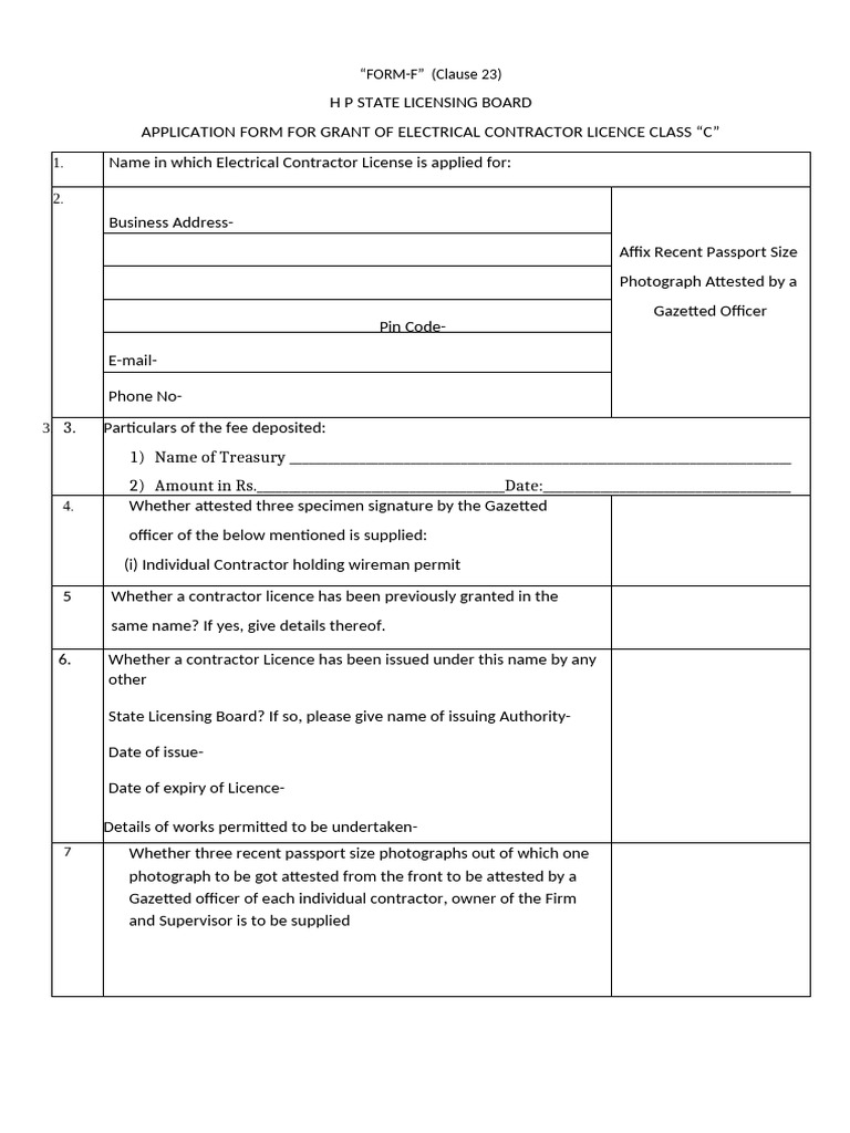 Application for C-Class Electrical License | PDF | Electrician | License