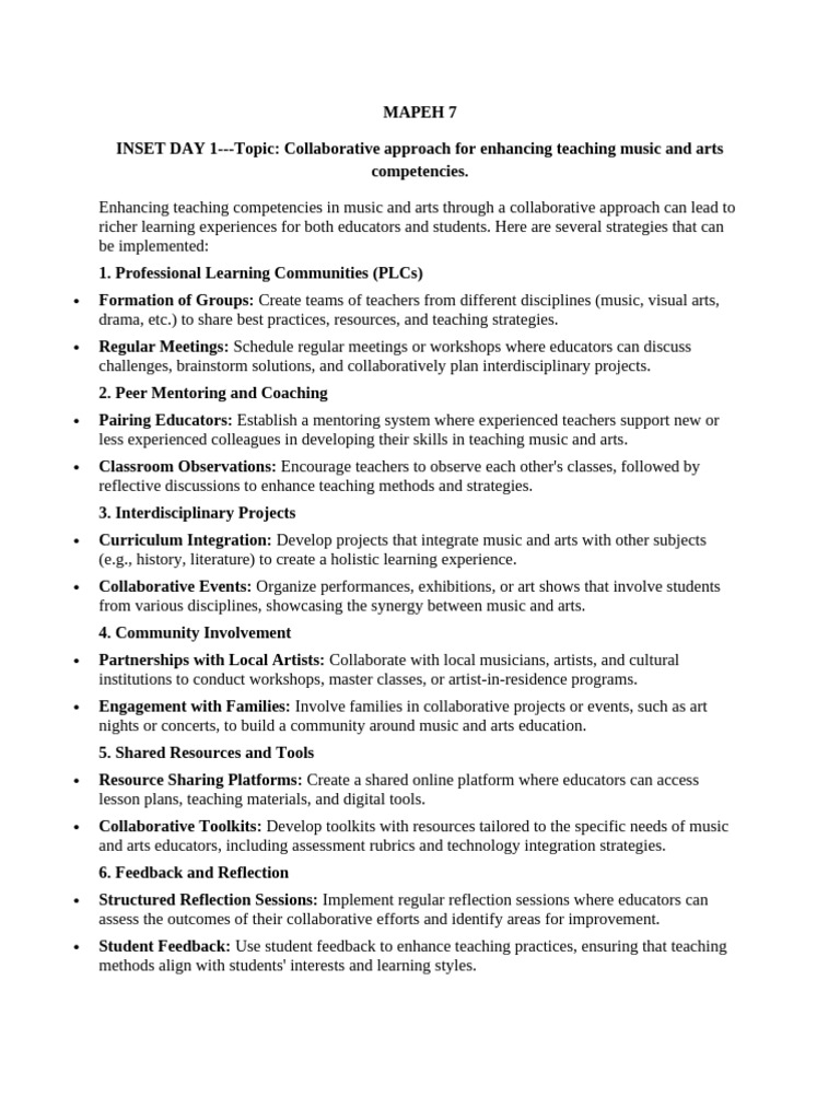 INSET 2024-2025 | PDF | Differentiated Instruction | Educational Assessment