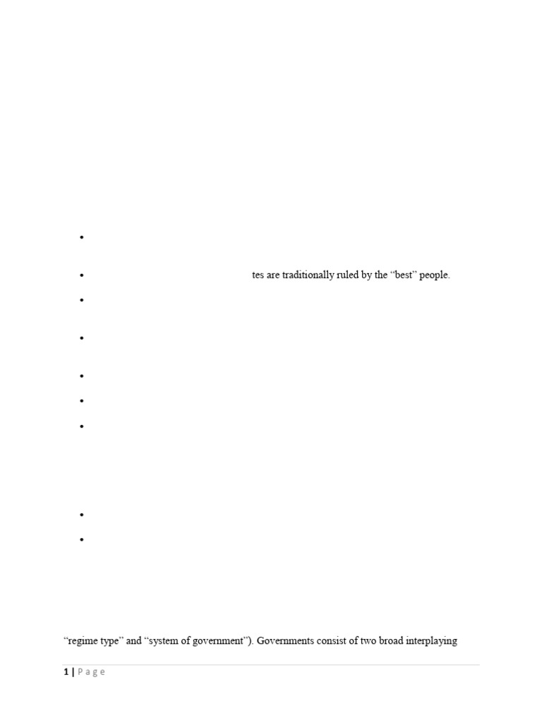 Forms of modern Governments | PDF | Democracy | Political Ideologies