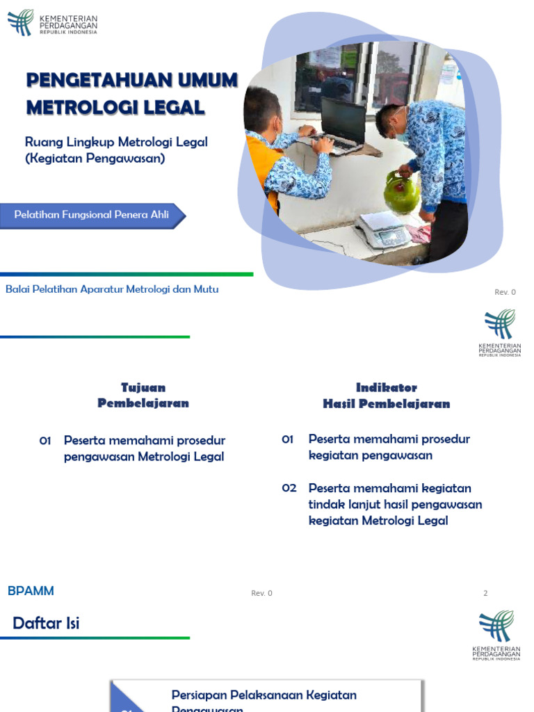 PUML - Ruang Lingkup Metrologi Legal (Kegiatan Pengawasan) - 1 | PDF