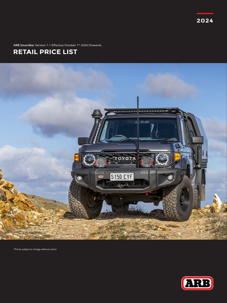 SB RRP Price List Oct 2024 | PDF | Land Vehicles | Automotive Technologies