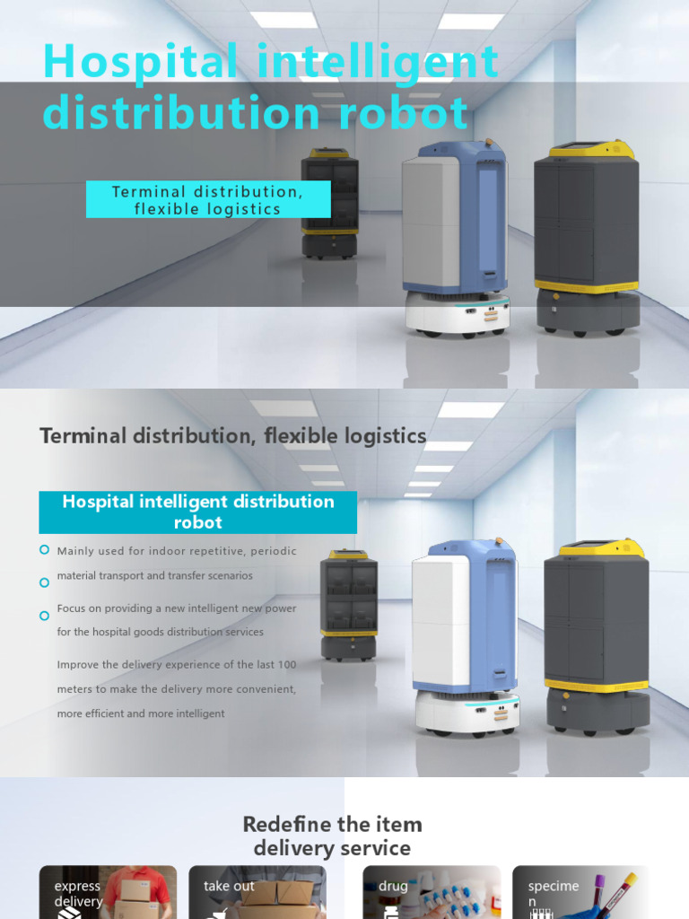 Hospital Delivery Robots | PDF | Robot | Robotics