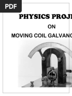 Class 12TH Project On Moving Coil Galvanometer | PDF | Quantity ...