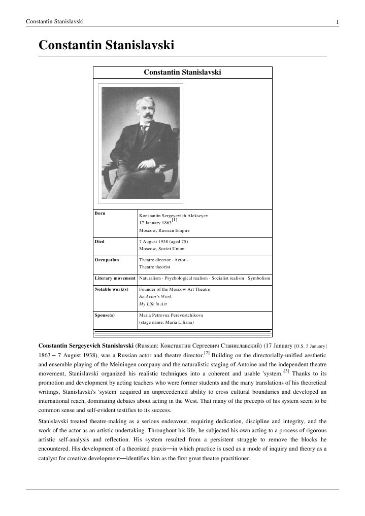 Stanislavski | PDF | Theatre | Performing Arts