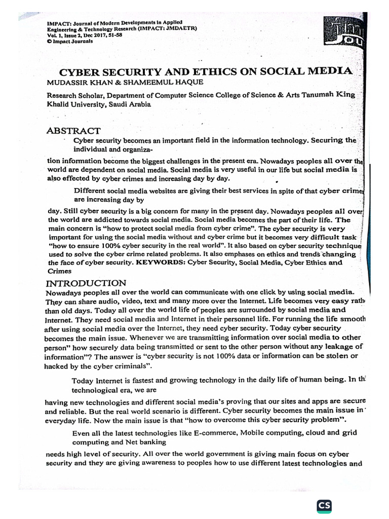 Cyber Security | PDF