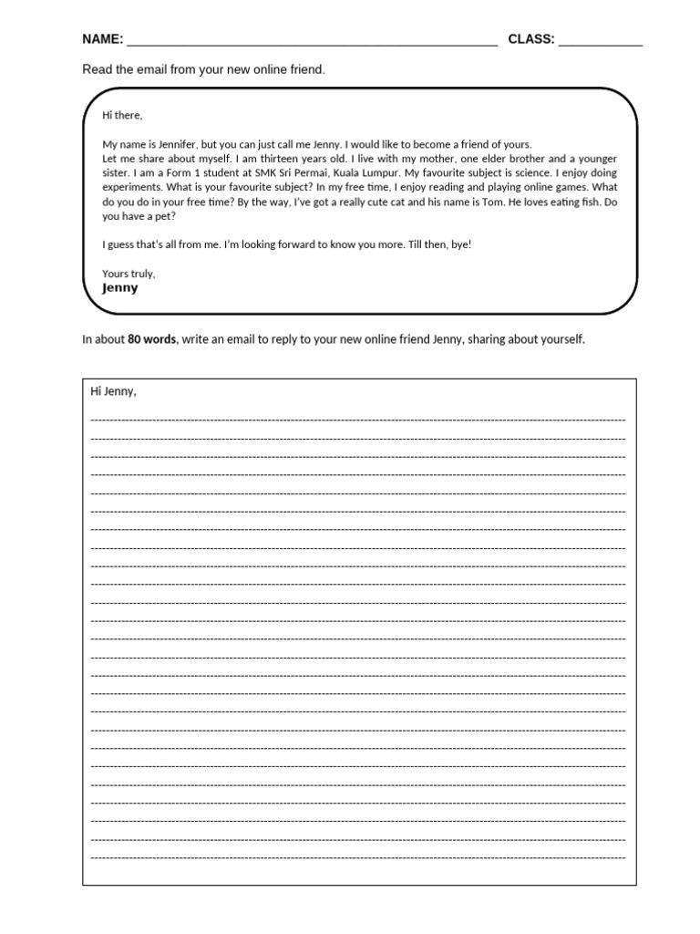 Short Comm Message exercise | PDF Short Comm Message exercise | PDF