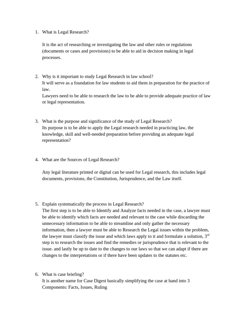 Legal Research Task#1 | PDF | Jurisprudence | Lawyer