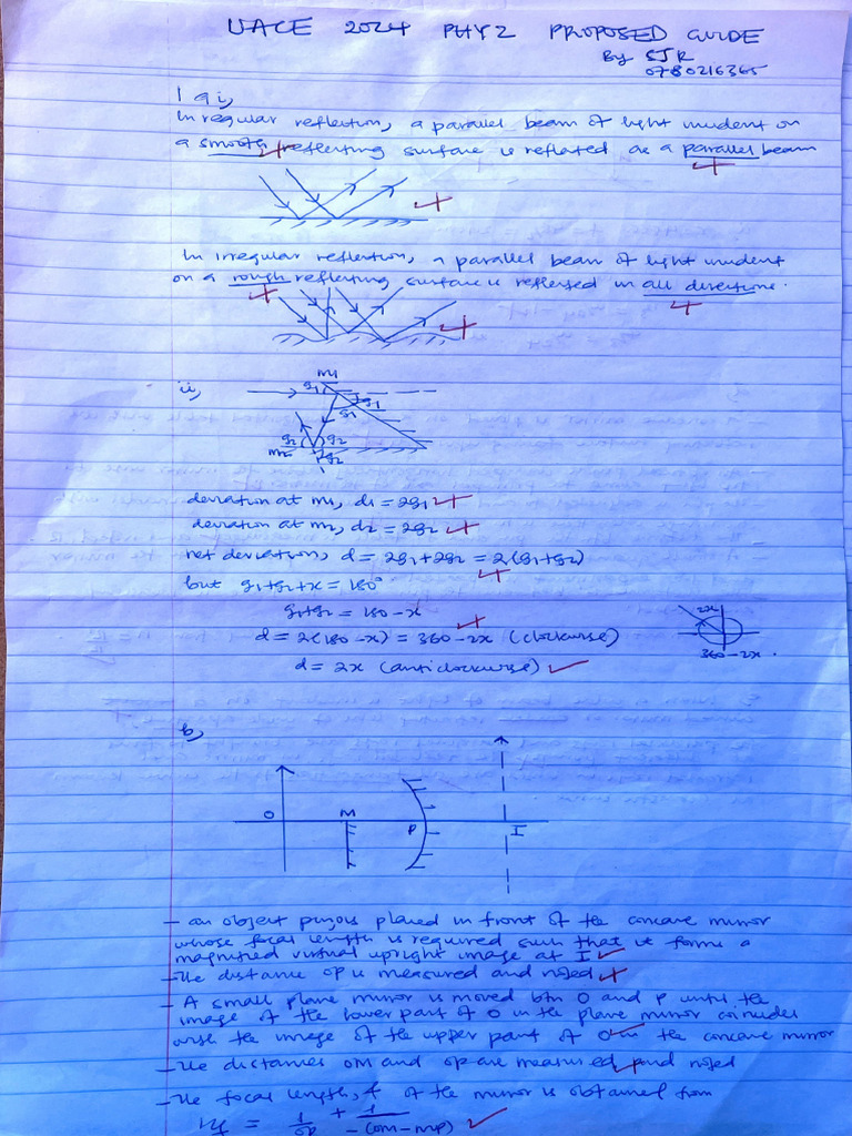 UACE PHY2 Proposed Guide | PDF
