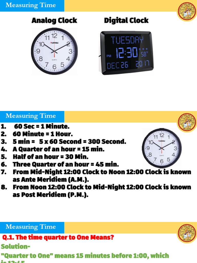 Measuring Time | PDF