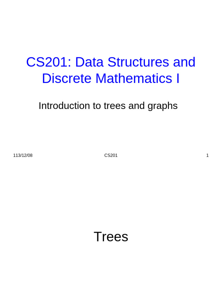 cs201-tree-graph | PDF | Visual Cortex | Algorithms And Data Structures